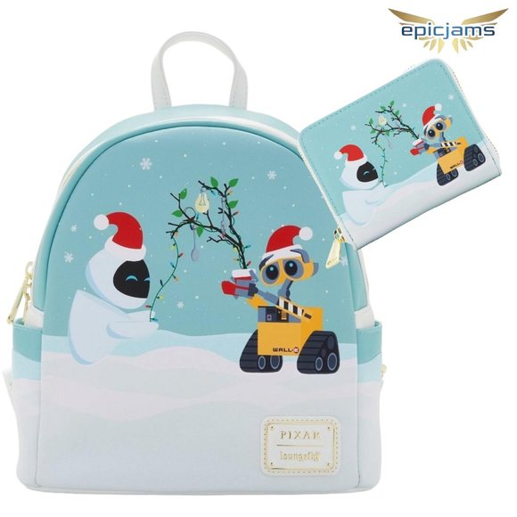 Loungefly | Bags | Loungefly Disney Pixar Walle Eve Walle Holiday ...